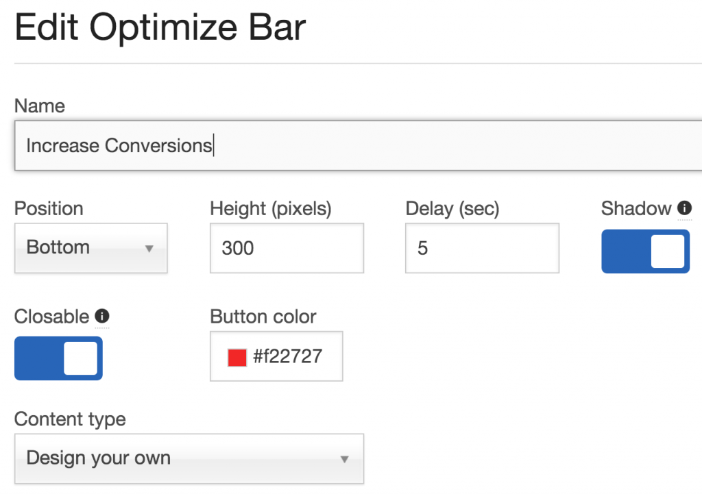 Optimized Bars Released – BuildRedirects – Click Tracking Software For ...